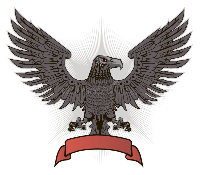 Eagle Banner Red Stock Illustrations – 3,426 Eagle Banner Red Stock ...