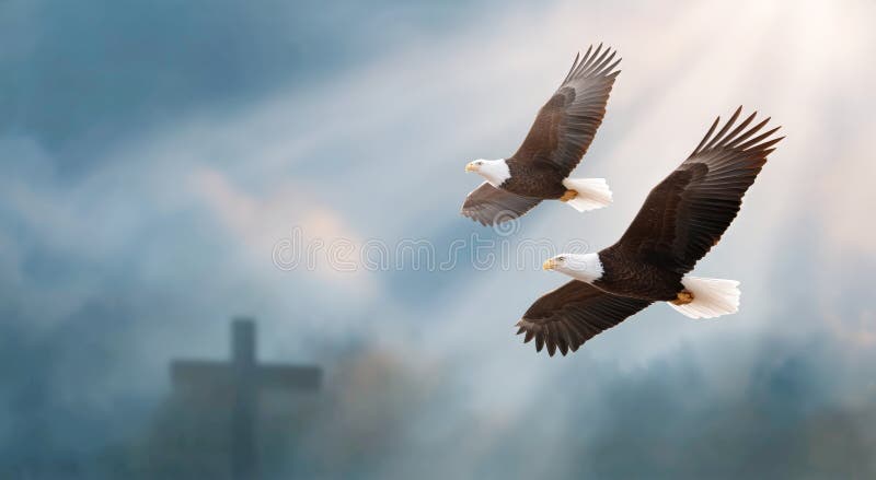Sun Breaking through Clouds at Sunset Stock Image - Image of summit ...