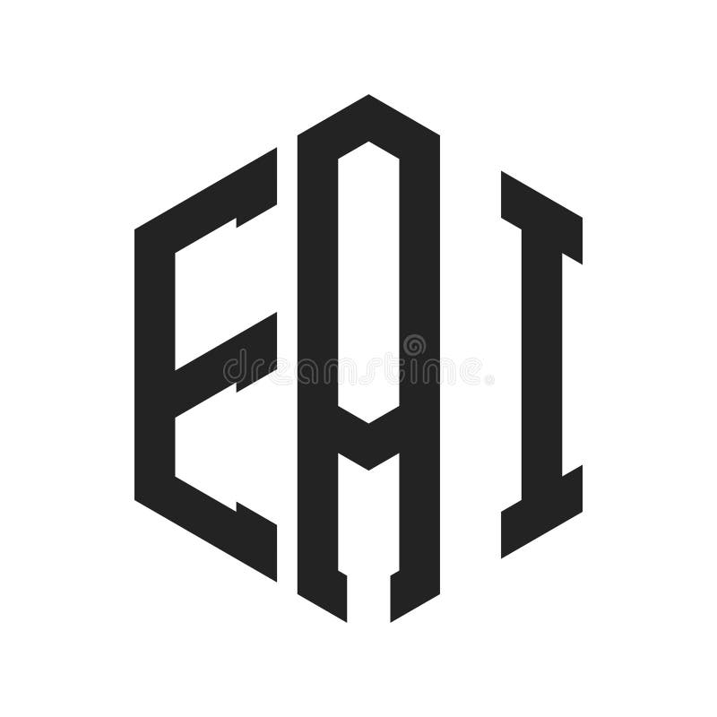 EAI Logo Design. Initial Letter EAI Monogram Logo Using Hexagon Shape ...