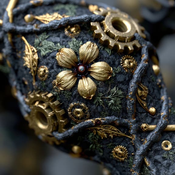 Eamless Biomechanical Pattern Entangled Vines 03 Stock Illustration ...