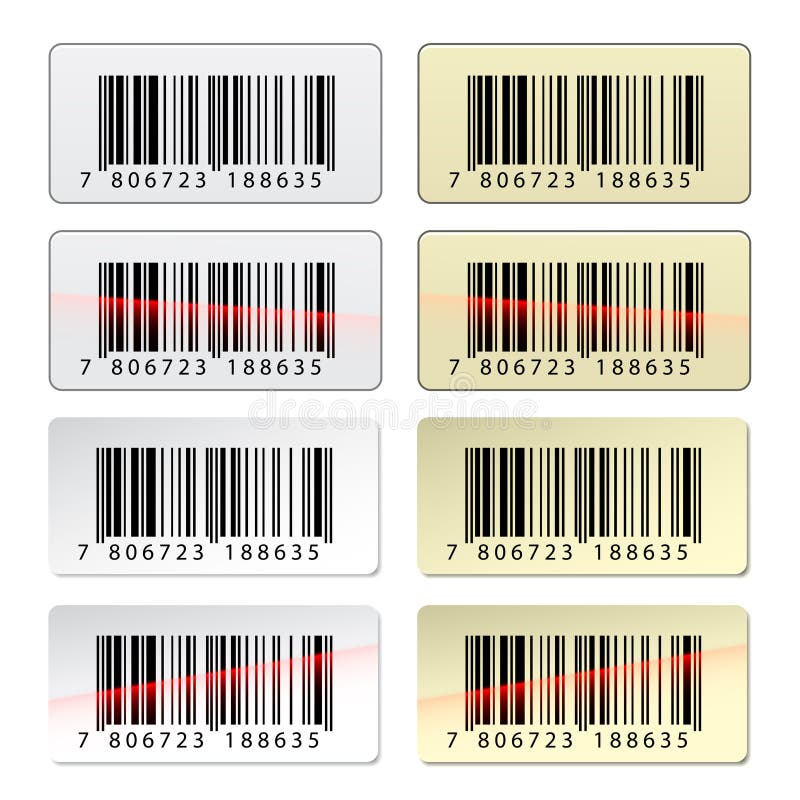 Barcode stickers stock vector. Illustration of black - 24114505