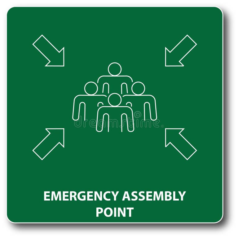 Sign Assembly Poin stock vector. Illustration of route - 261839602