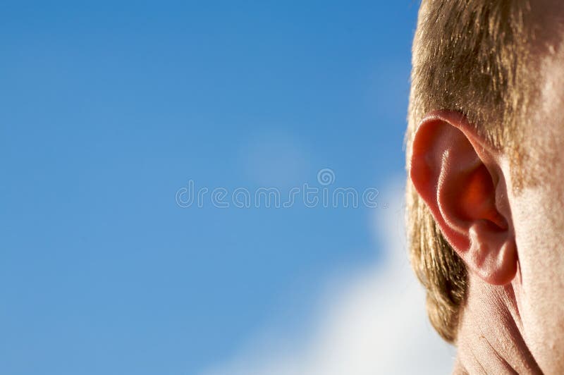 Ear stock image. Image of head, listen, cloud, hear, people - 5647927
