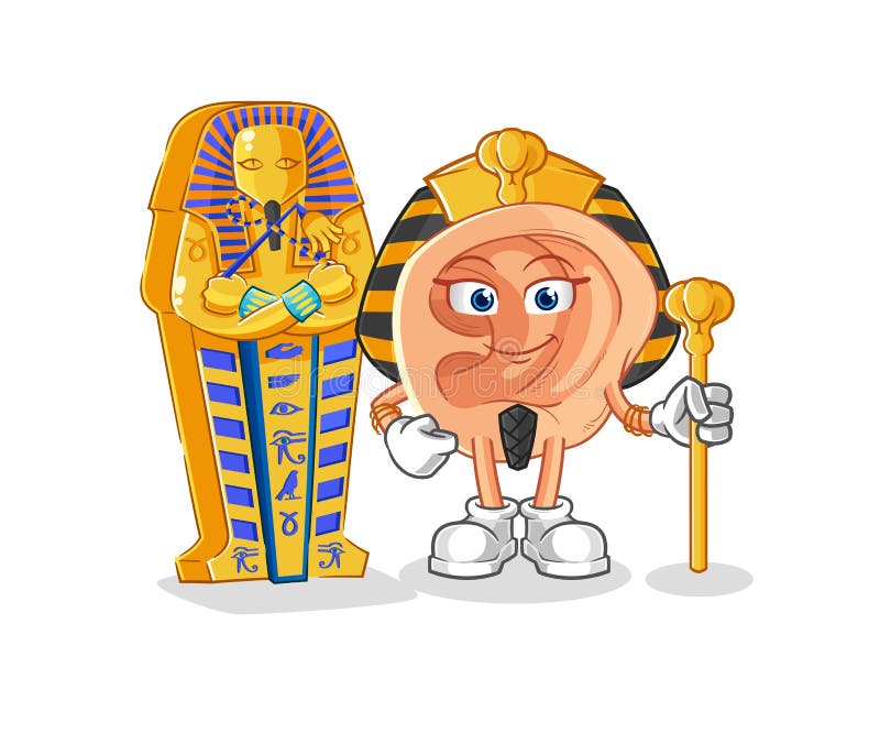 Ear Ancient Egypt Cartoon. Cartoon Mascot Vector Stock Vector ...
