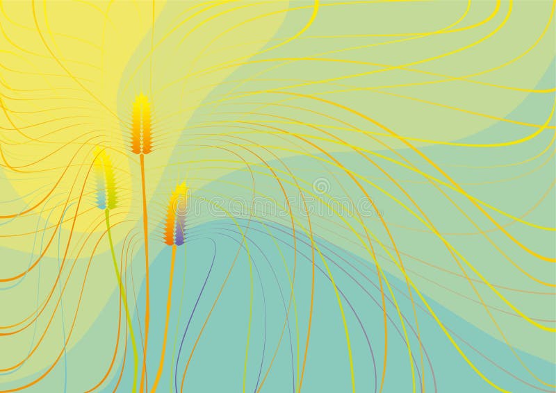 Ear color stock vector. Illustration of twilight, summer - 8230752