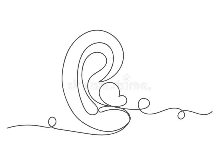 Hear Line Drawing Stock Illustrations – 2,102 Hear Line Drawing Stock ...