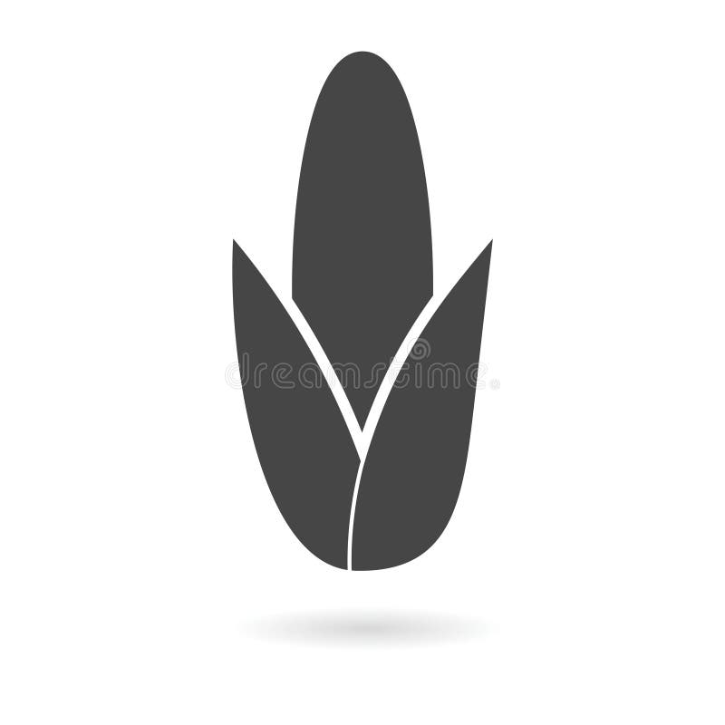 Corn symbol icon stock vector. Illustration of agriculture - 86480578