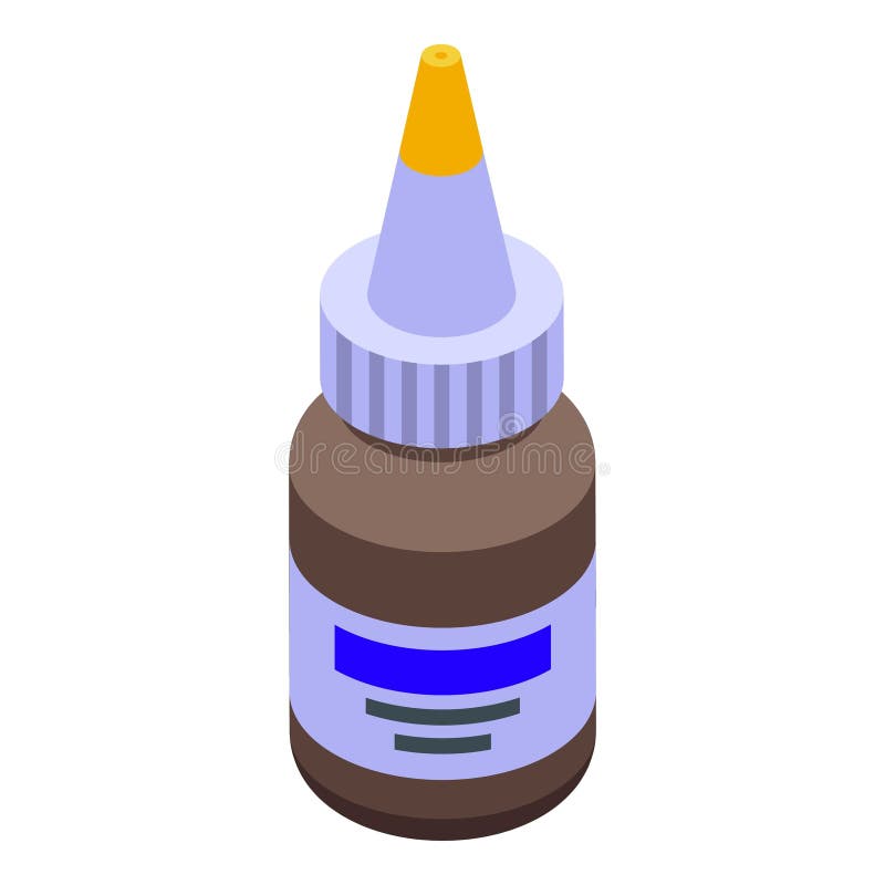 Ear Drops Icon Isometric Vector. Clinical Drop Stock Illustration ...