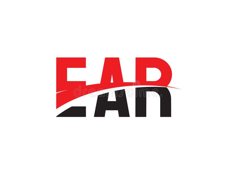 EAR Letter Initial Logo Design Vector Illustration Stock Vector ...