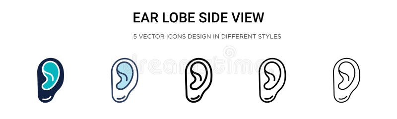 Ear Anatomy Side View Stock Illustrations – 172 Ear Anatomy Side View ...
