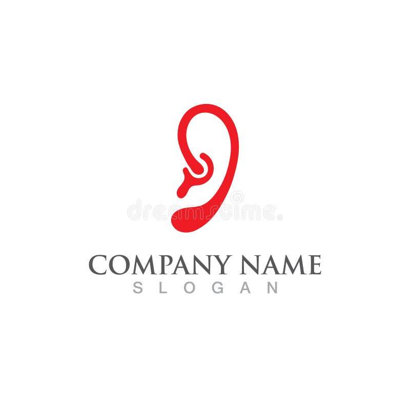Ear Logo and Symbol Vector Image Stock Vector - Illustration of ...