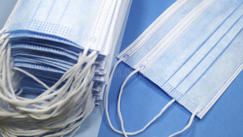 Ear-loop Face Mask 3 Ply, Safety Masks Stock Image - Image of ...