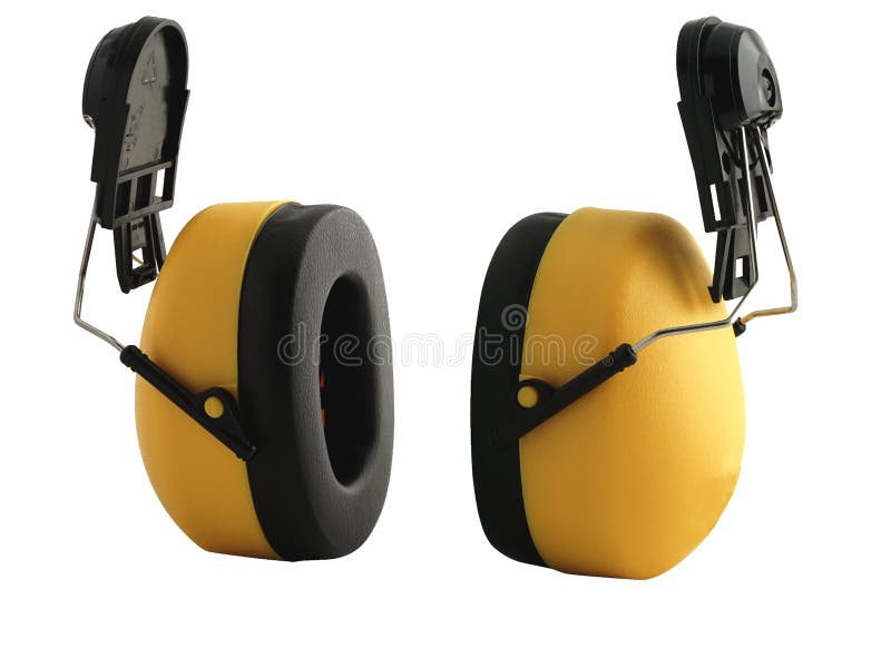 Ear protector for workers stock image. Image of helicopter - 227123651