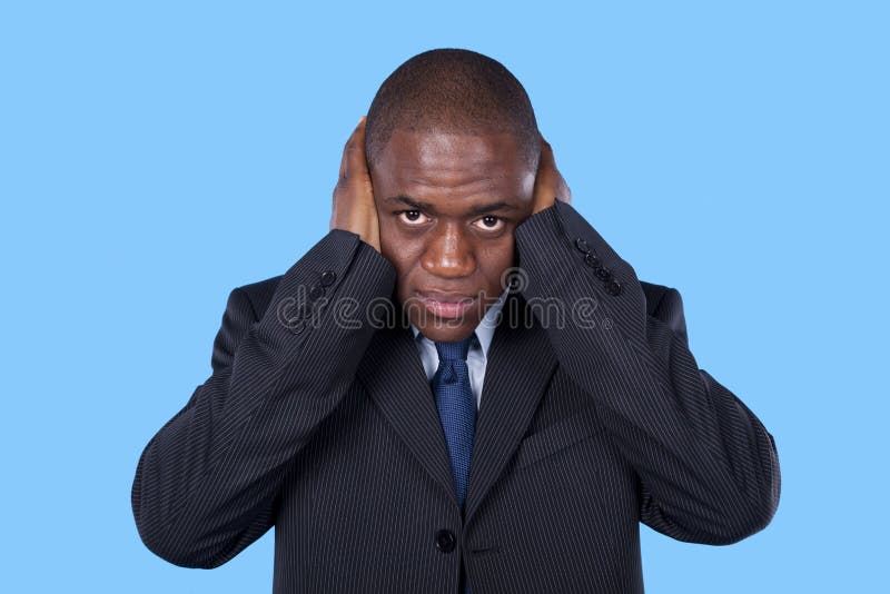 Ear no Evil stock image. Image of black, ears, professional - 21496309