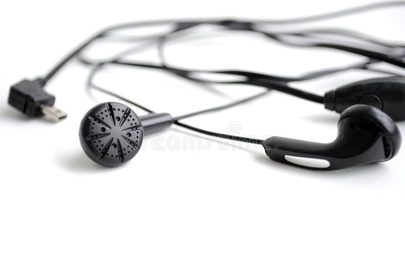 Ear-phone stock image. Image of freedom, headphone, connection - 14312457