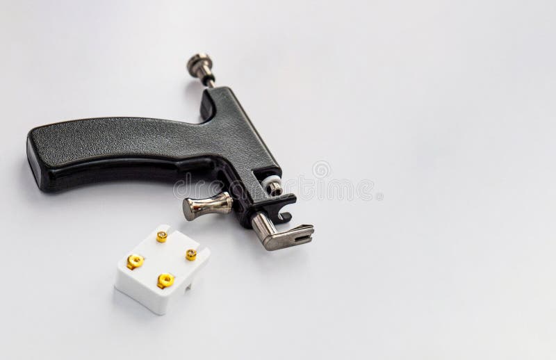 Ear Piercing Device Sterile Ear Piercing Kit Tool Stock Image - Image ...