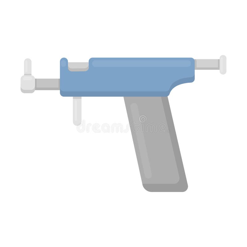 Ear Piercing Gun Icon Cartoon. Single Tattoo Icon from the Big Studio ...