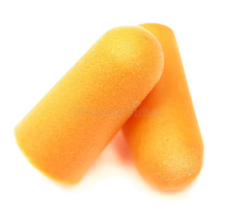 Ear plugs stock photo. Image of white, deaf, sponge, isolated - 28313518