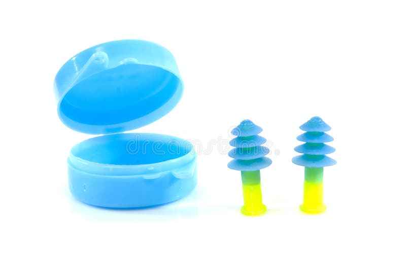 Safety earplug. stock photo. Image of earplug, medical - 20019370