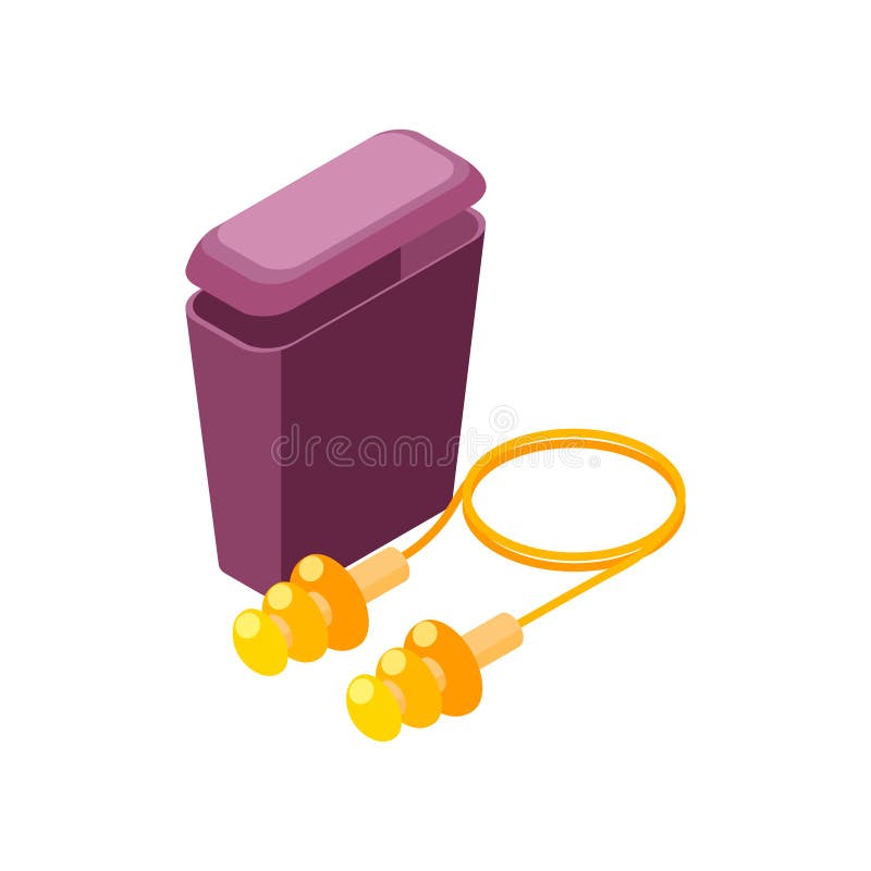 Ear Plugs Safety Stock Illustrations – 288 Ear Plugs Safety Stock ...