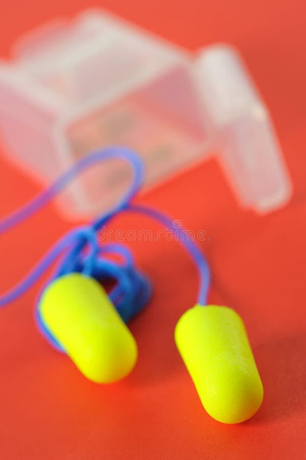 Ear plugs isolated stock image. Image of earplug, buds - 27600485