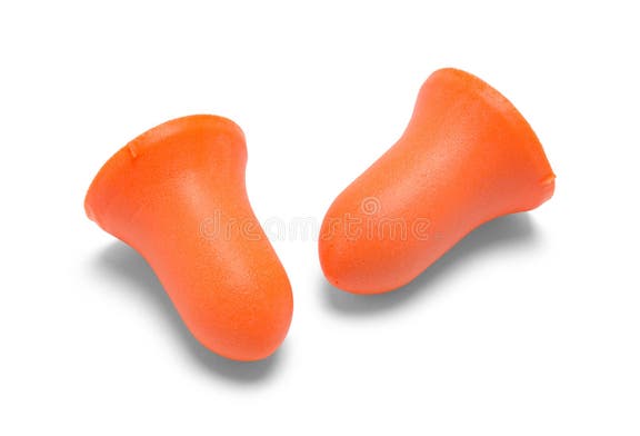 Ear Plugs stock photo. Image of orange, isolated, protectors - 185214924