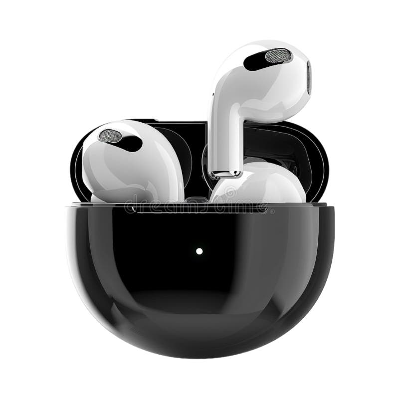 Ear Pods on Transparent Background - Ai Generated Stock Illustration ...