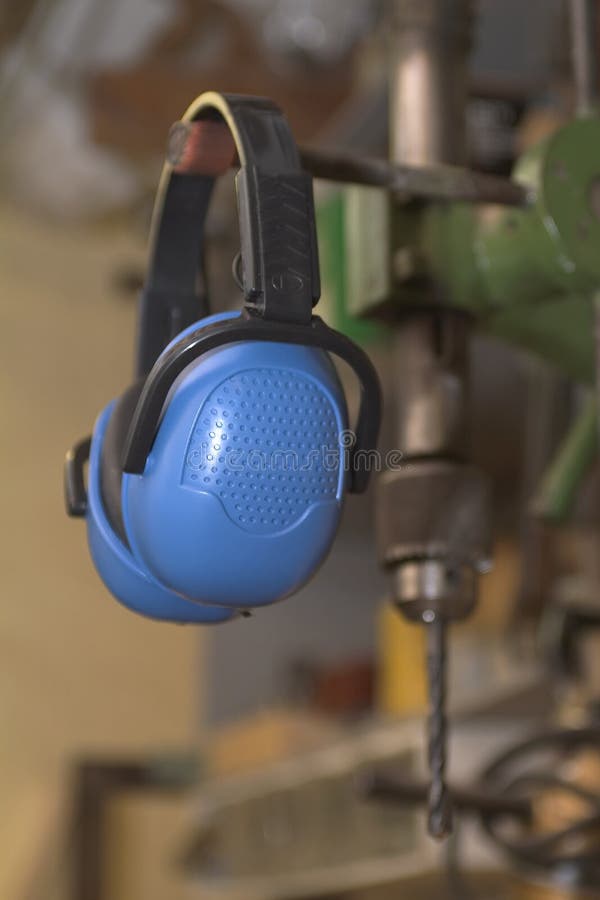 Hearing protection stock image. Image of earmuff, brass - 308301