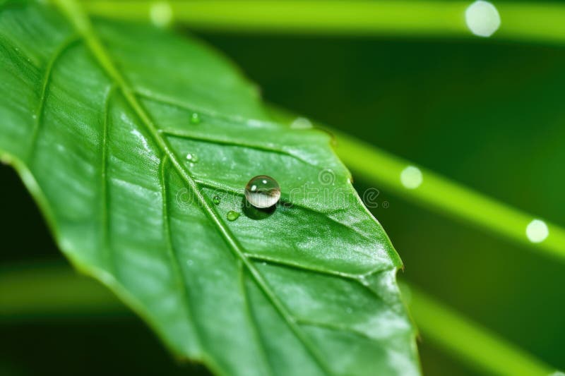 Ear Seeds for Auriculotherapy on a Green Leaf Stock Illustration ...