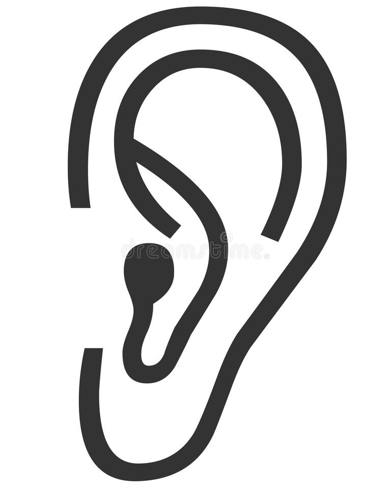 Ear Symbols Stock Illustrations – 4,007 Ear Symbols Stock Illustrations ...