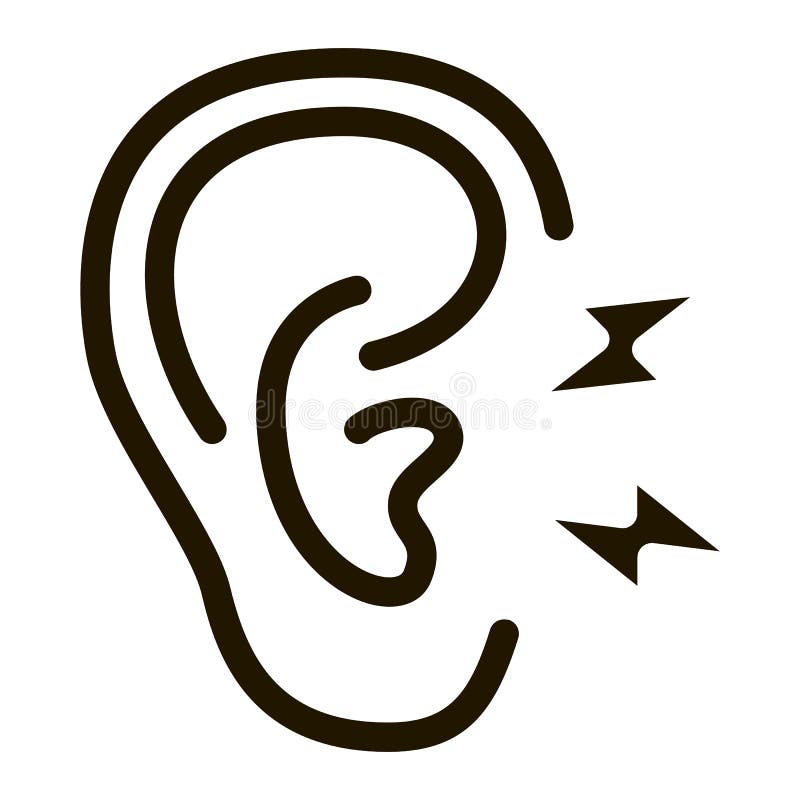Earache Thin Line Icon. Modern Vector Illustration Stock Vector ...