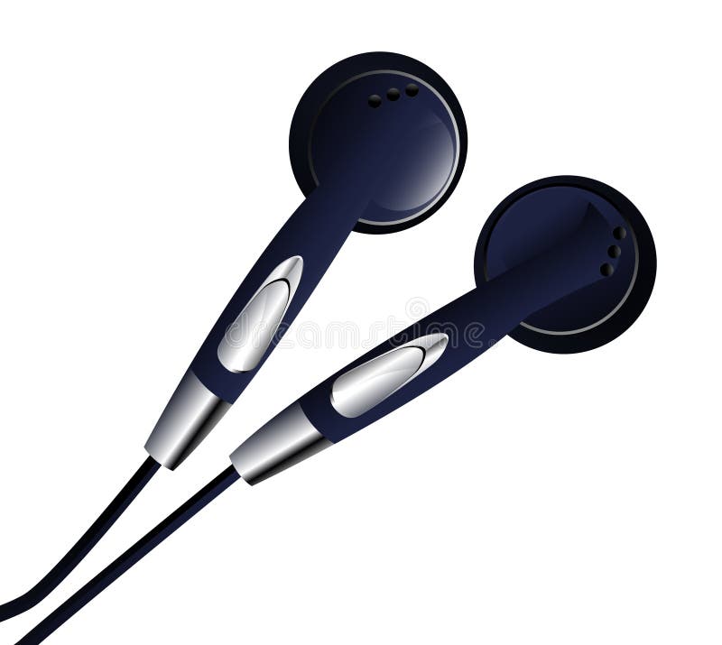 Earbuds stock illustration. Illustration of isolated - 11875092