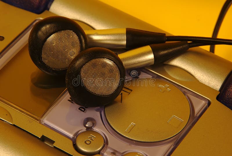 Earbuds stock photo. Image of stereo, technology, earbuds - 22376