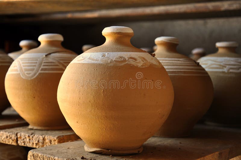 Earthenware pot stock photo. Image of classical, beige - 21016918