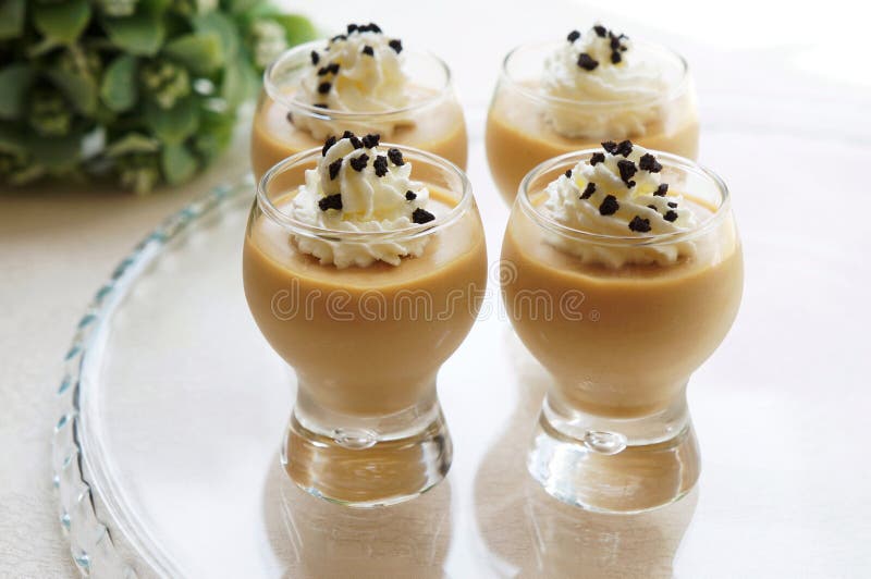 Earl Grey Tea Mousse stock photo. Image of small, sweet - 44735498