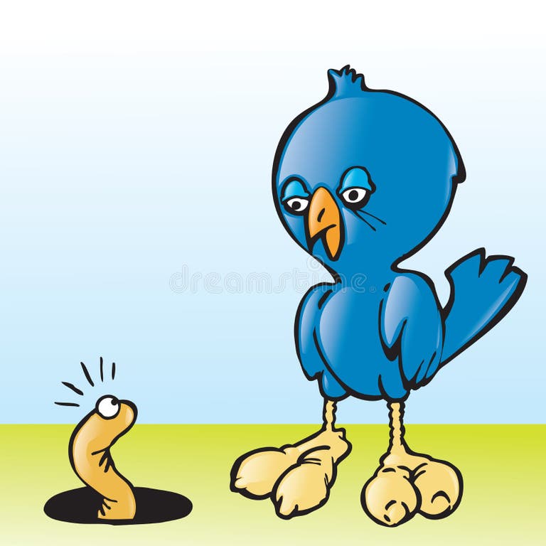 Early Bird Worm Clip Art Stock Illustrations – 10 Early Bird Worm Clip ...