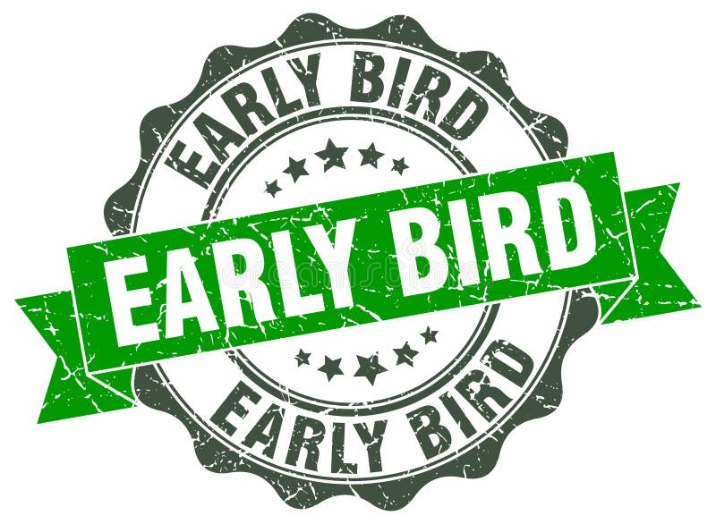 Early Bird Green Ribbon Stock Illustrations – 27 Early Bird Green ...