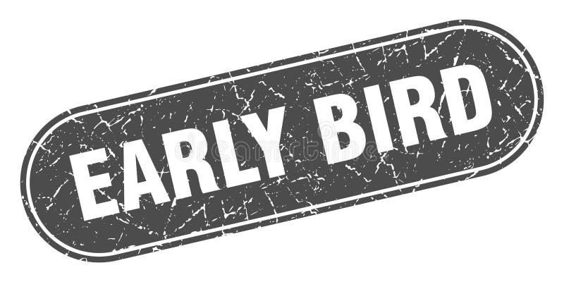 Early Bird Square Stamp Stock Illustrations – 366 Early Bird Square ...