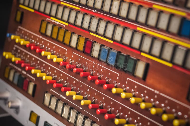 Early Computer, Ferranti Atlas Computer Console Dated 1964 at Science ...