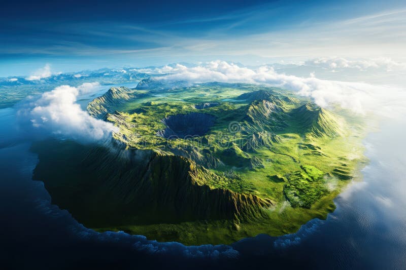 Early Earth Crust and Supercontinent Formation Render Stock ...