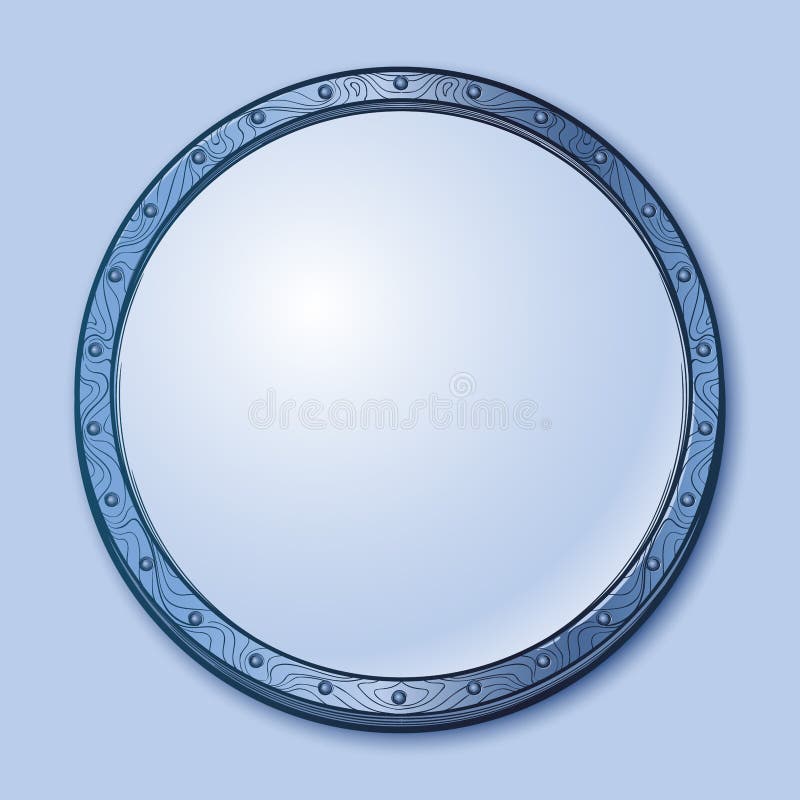 Circular shield stock vector. Illustration of banner - 14085571