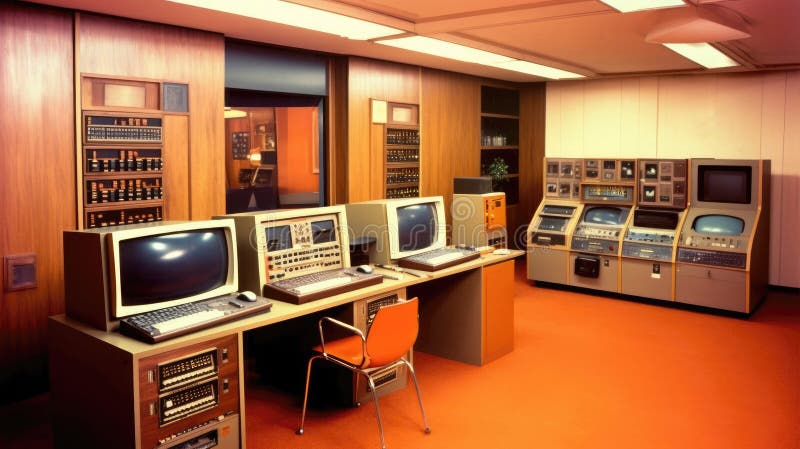 Early Microcomputer Room from the with Hobbyistbuilt Machines ...