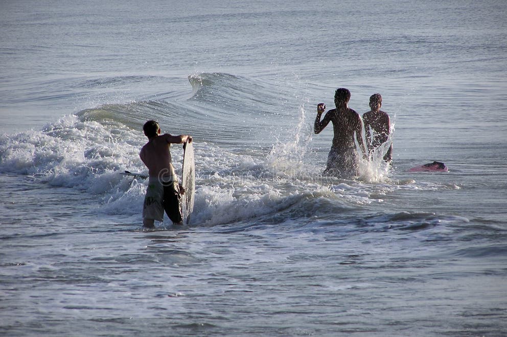 Early Morning Boogie Boarders Stock Photo - Image of boys, teens: 1836186