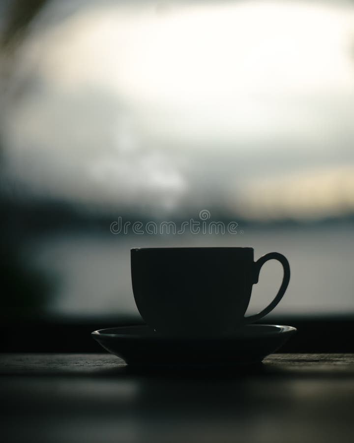 Early Morning. Cup of Fresh Delicious Coffee Stock Image - Image of ...