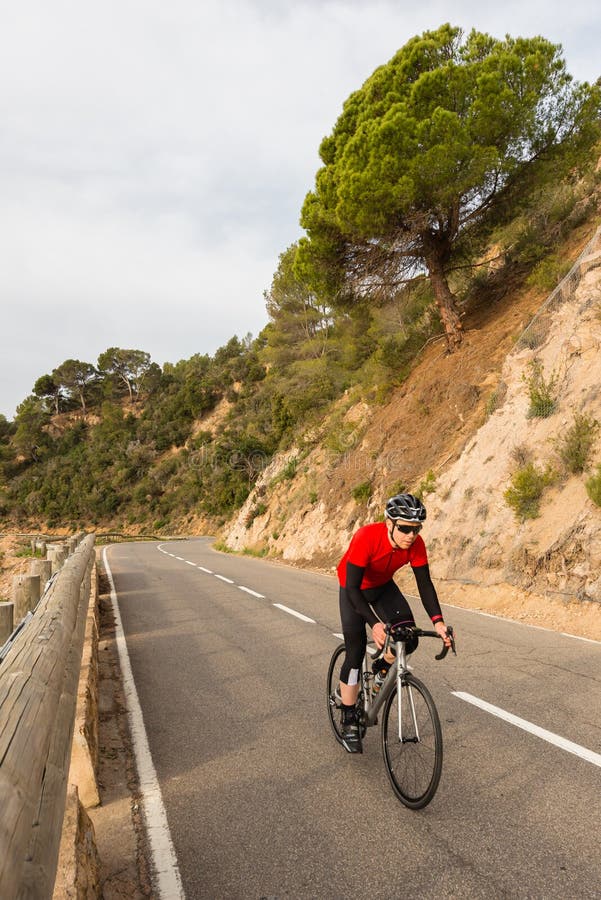 Early Morning Cycling stock image. Image of glory, morning - 69676221