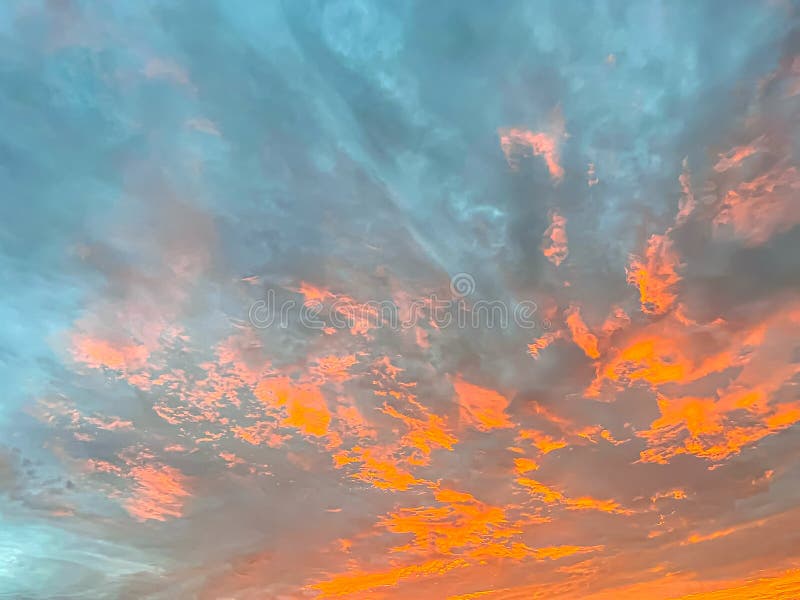 Early morning Florida sky stock image. Image of sunrise - 233565491