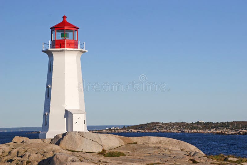Early Morning Lighthouse stock image. Image of scotia - 3393105