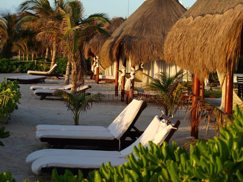 Early Morning at the Resort. Stock Photo - Image of sunshine, early ...