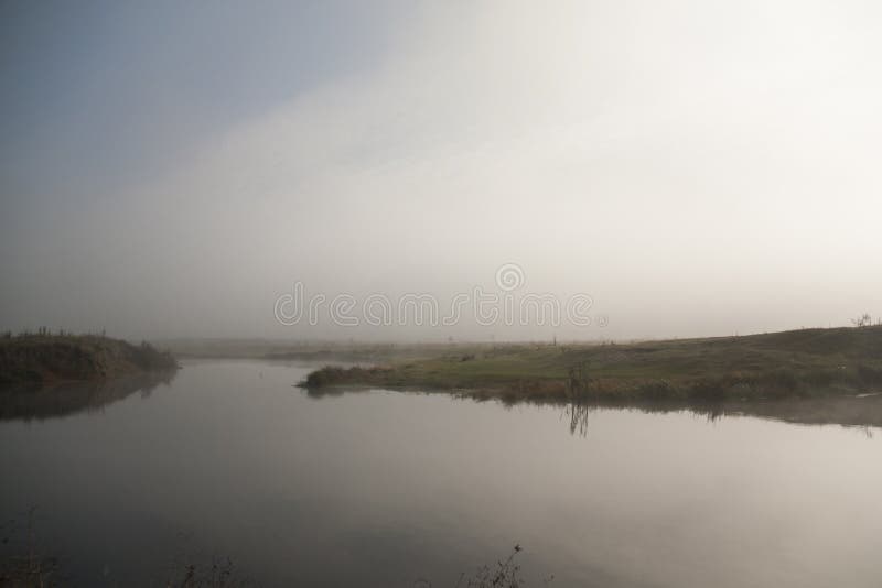 Early morning at the river stock image. Image of light - 101880161