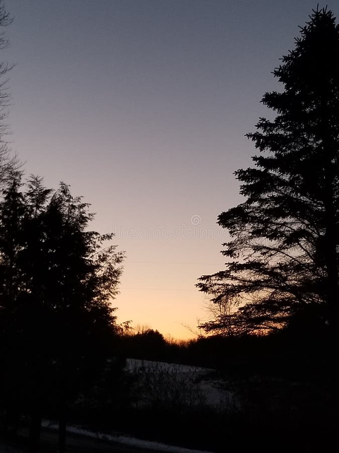 Early Morning Silhouette stock image. Image of darkness - 180465683